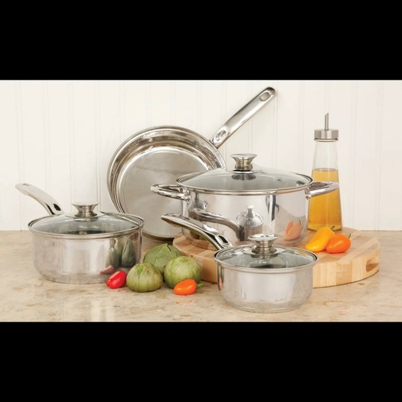 Kitchen | 7pcs Stainless Steel Cookware Set | Poshmark
